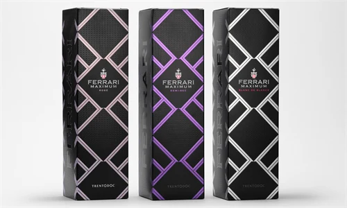 Elegant Packaging Design For Ferrari Wine Series | Iggesund