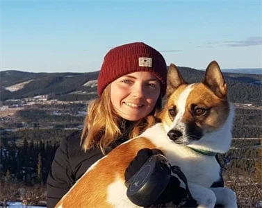 Emma, summer job in logistics at Holmen Forest