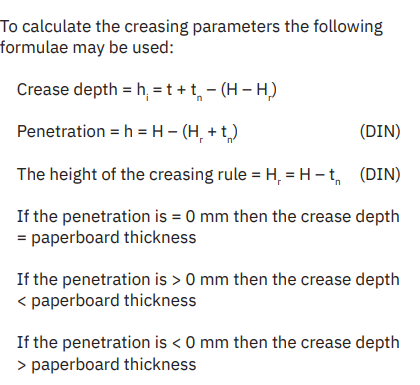 Die-cutting and creasing your paperboard