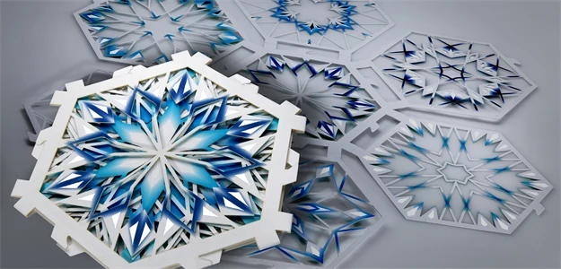 How Seven Snowflakes Transform Into 44,000 Unique Ones | Holmen