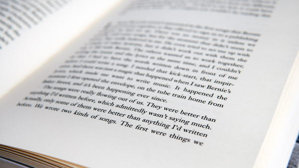 Elton John's "Me" on Holmen BOOK | Holmen Board & Paper